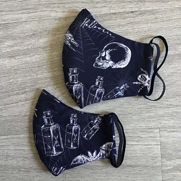 Accessories | Wicked Spooky Halloween Face Mask | Poshmark